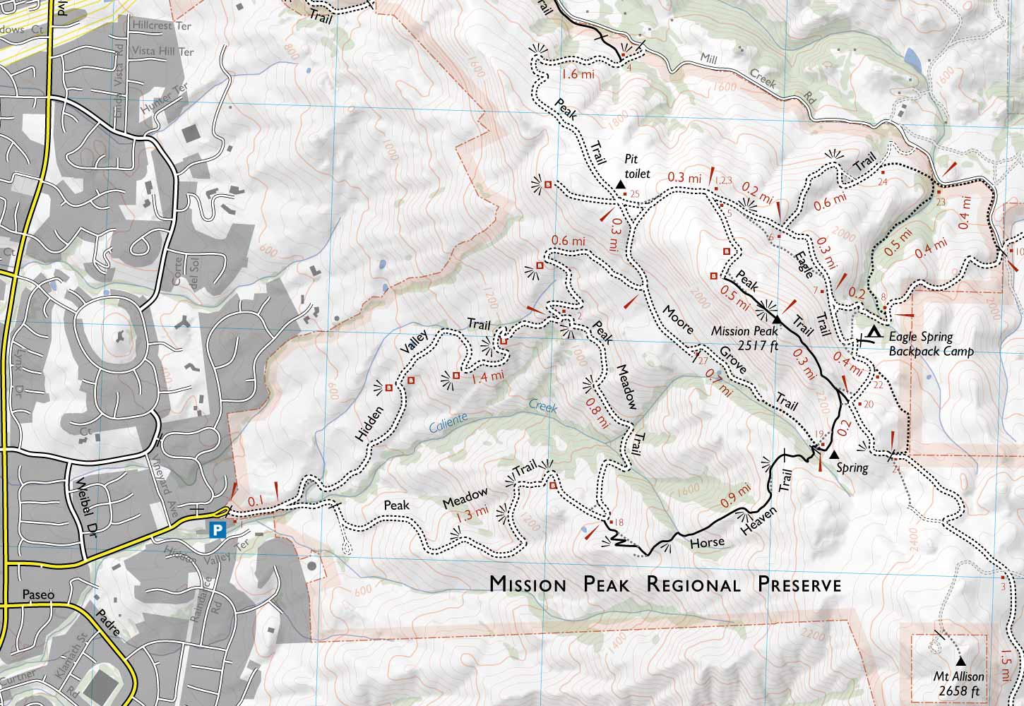 Mission Peak and Hidden Valley