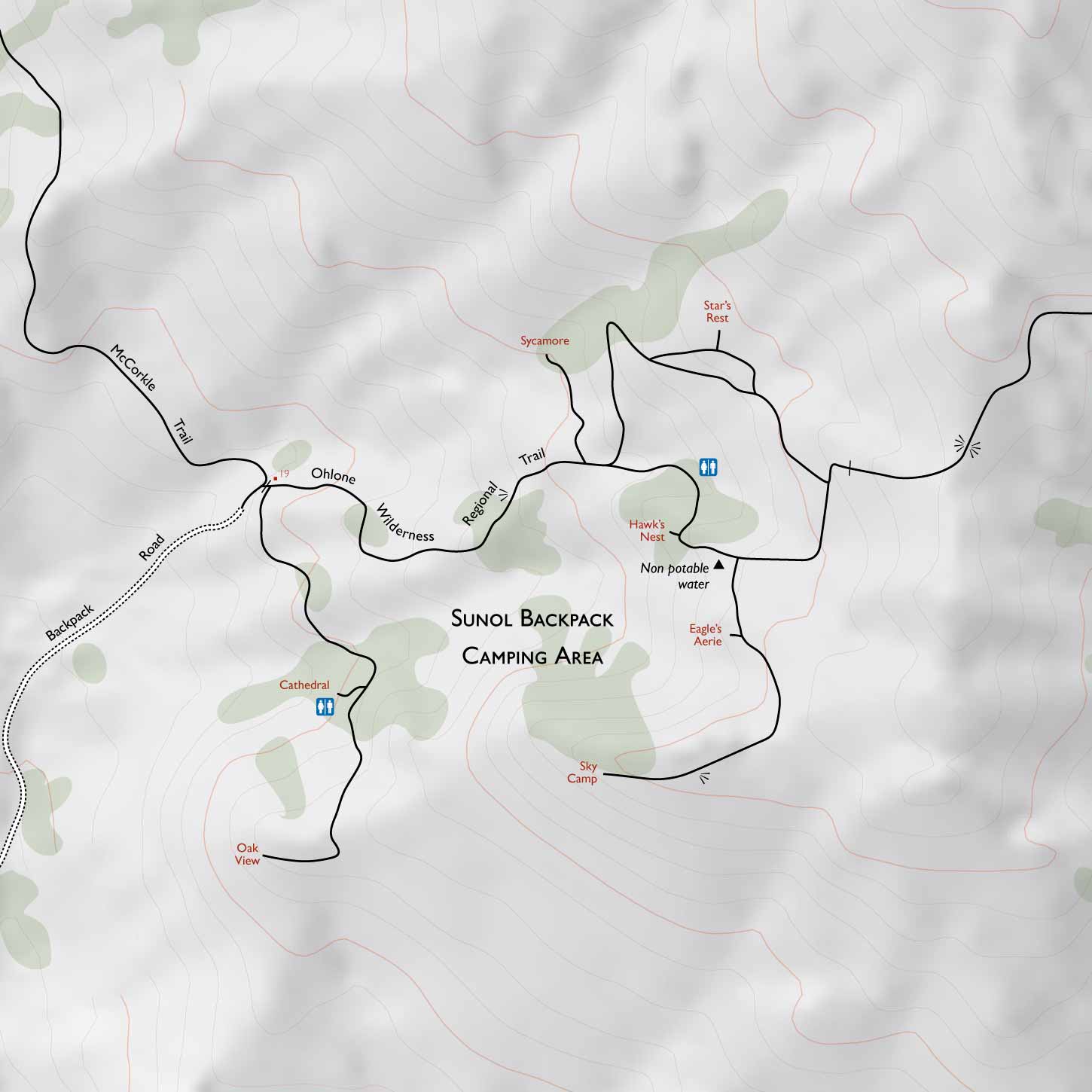 Sunol Backpack Camping Area