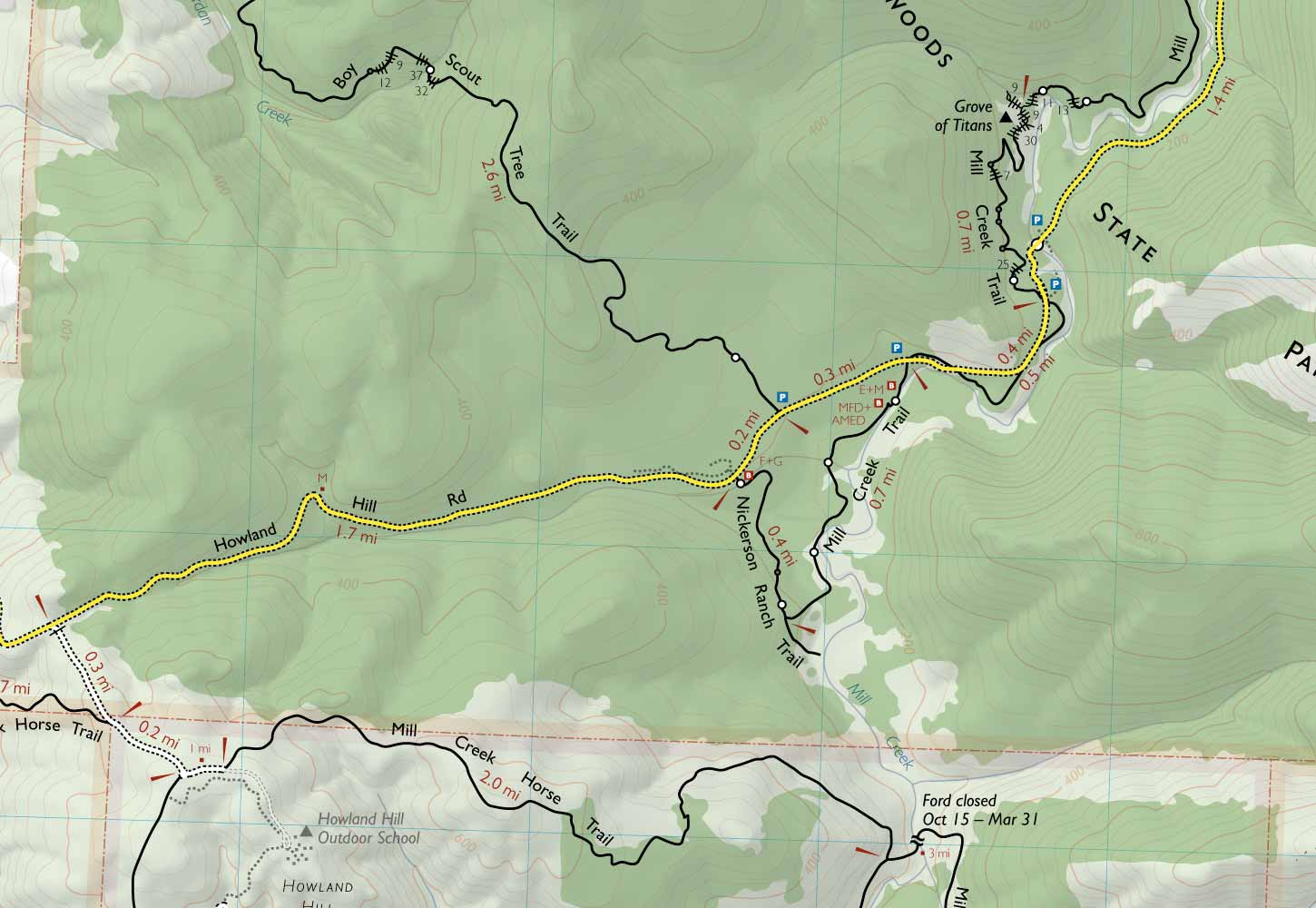 The Nickerson Ranch Trail