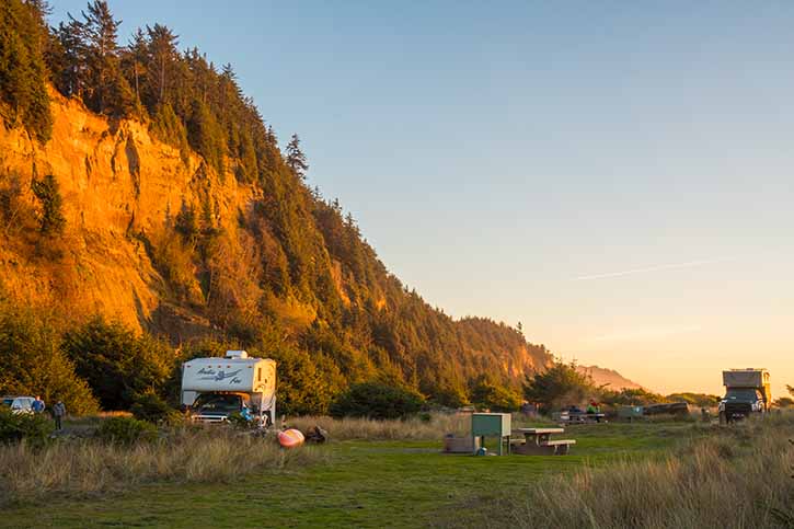 Gold Bluffs Beach Campground